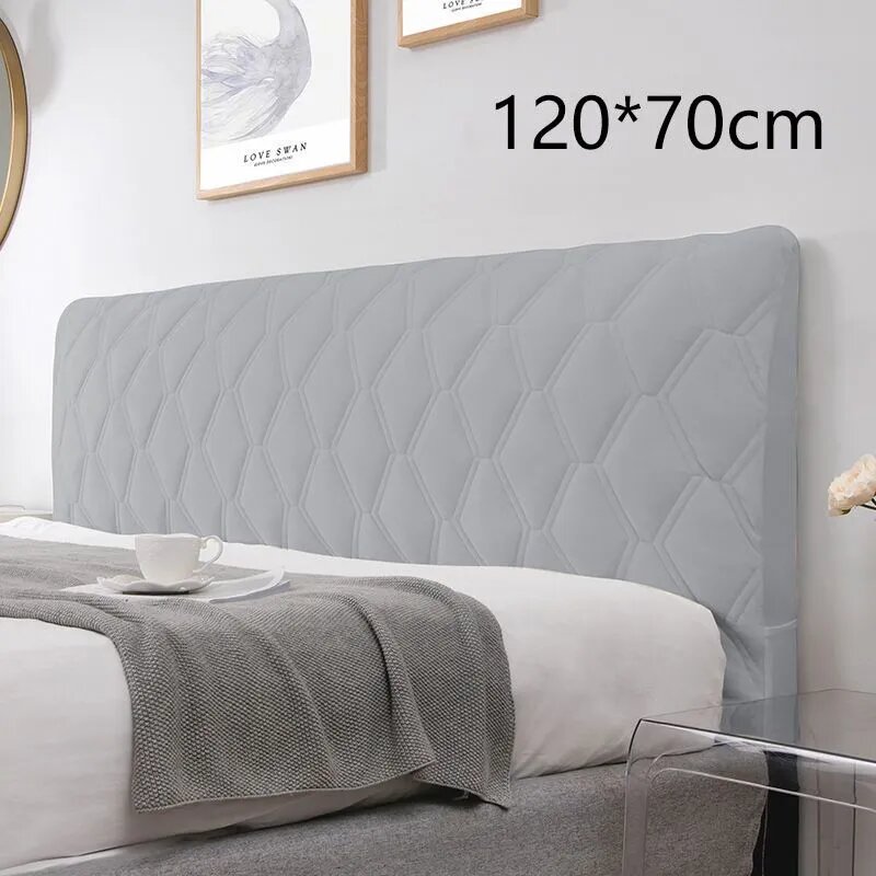 Чехол на мебель для кровати 120*70см серый для изголовья кровати