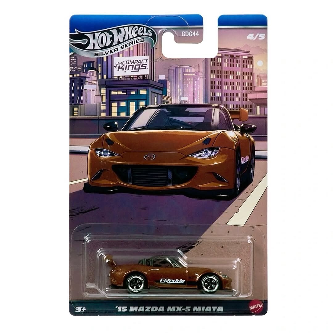 Набор Hot Wheels Silver Series Compact Kings: 1 коллекционных авто 1:64 MAZDA MX-5 MIATA