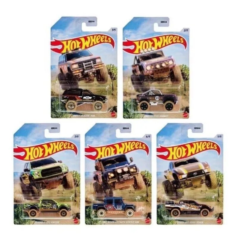Hot Wheels набор 5 шт. Chevy Blazer, Ford Bronco, Цвет: GDG44-DR-5PCS