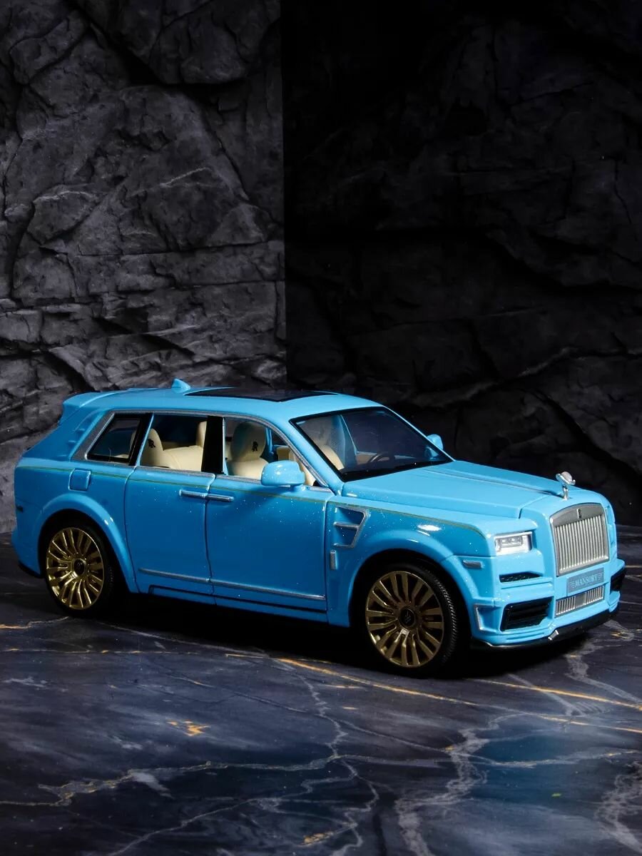 Машинка Металлическая детская машинка Роллс Ройс Куллинан Rolls-Royce Cullinan 20 см