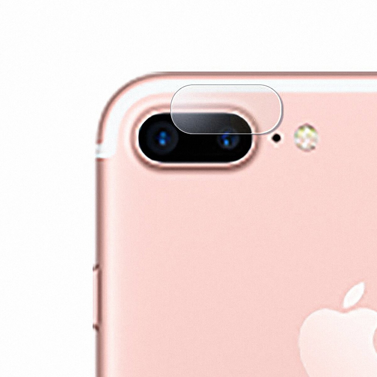 Защитное стекло на камеру Apple iPhone 7 Plus / 8 Plus прозрачное, глянцевое, тонкое