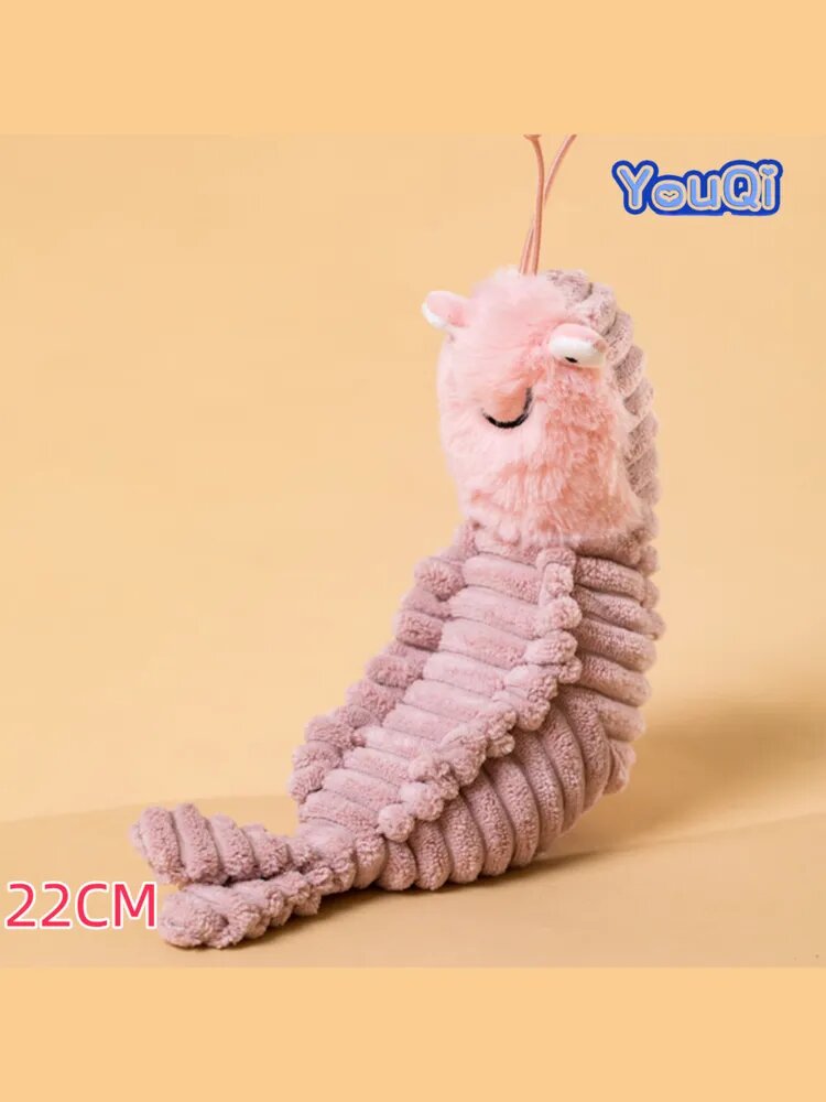 Мягкая игрушка Креветка Пиппи, Плюшевые игрушки 22cm, Розовый, мягкая игрушка Among Us
