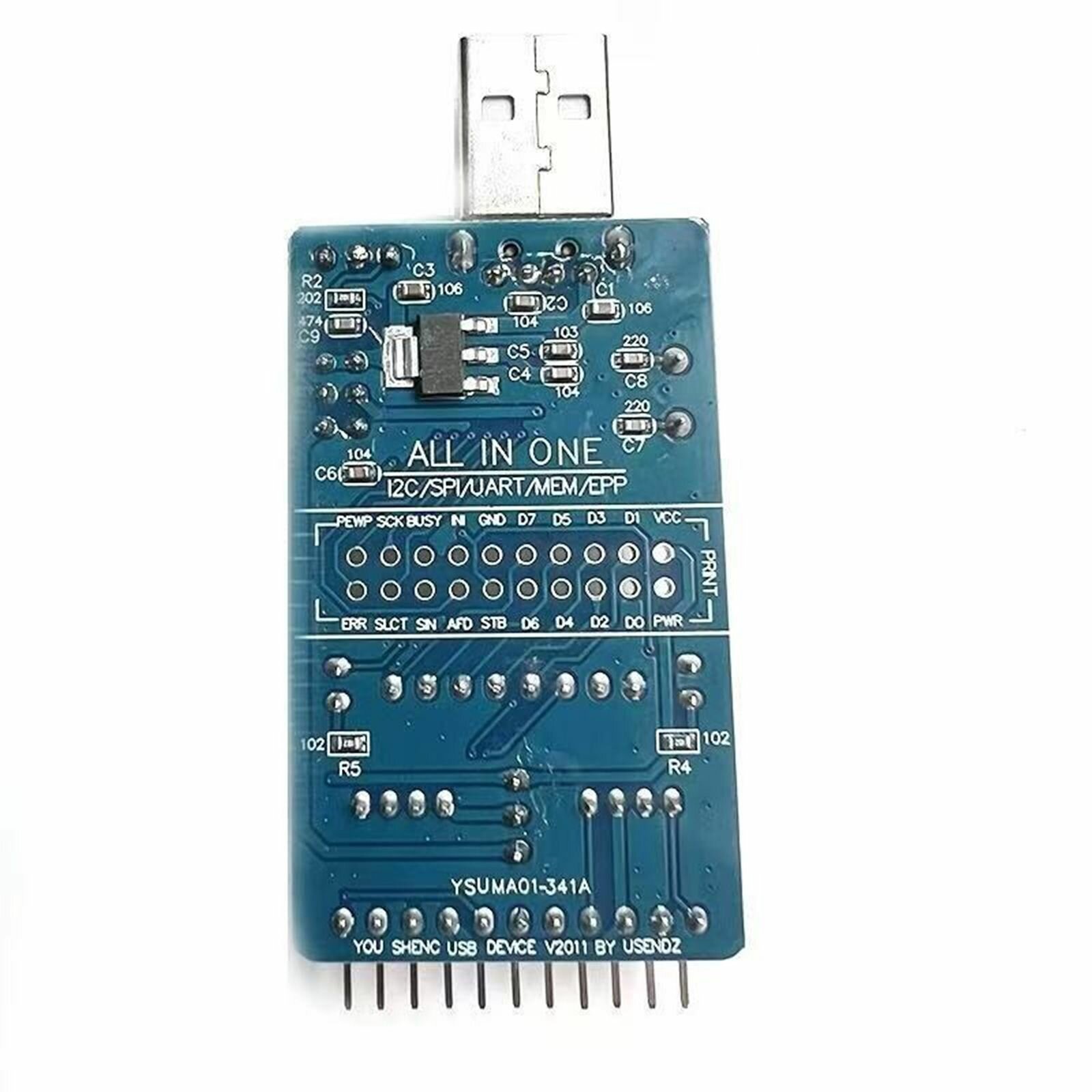 Программист CH341A USB-SPI I2C IIC UART-модуль для компьютера — фото 1