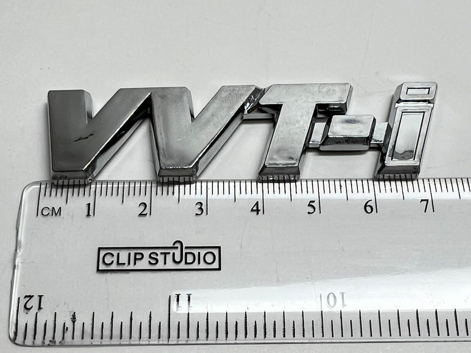 Логотип (шильдик, надпись, эмблема) "VVT-i" 7 см, арт: 8862-К