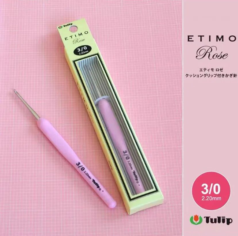 Крючок для вязания Tulip Etimo Rose 2.2mm