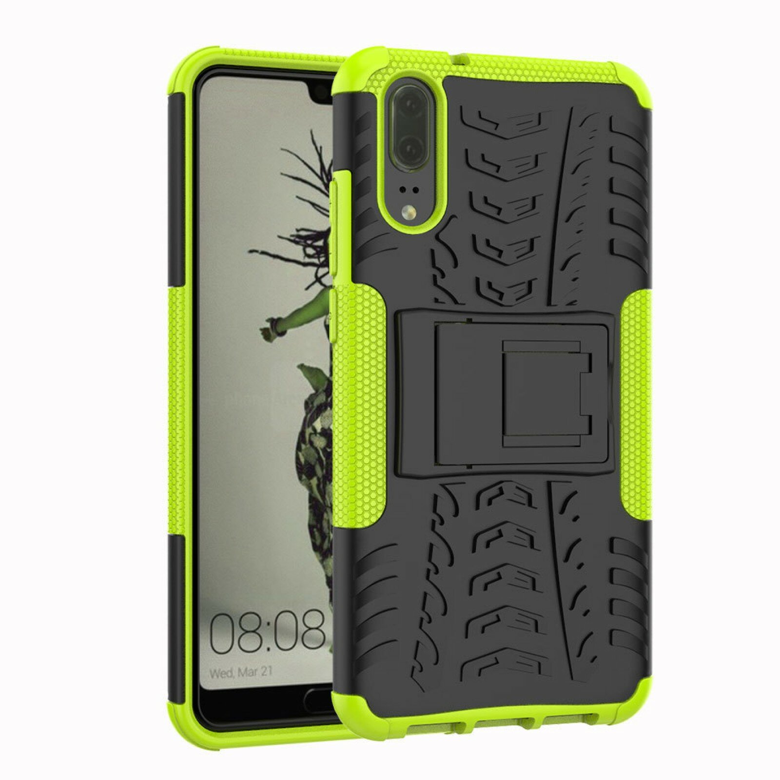 Чехол-бампер MyPads для iPhone 6s Противоударный усиленный салатовый