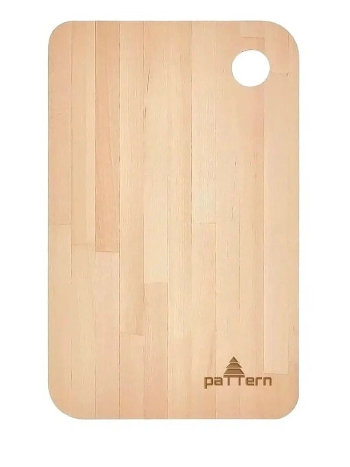 Доска Pattern разделочная 18х31х0,8 см, прямоугольная, берёза