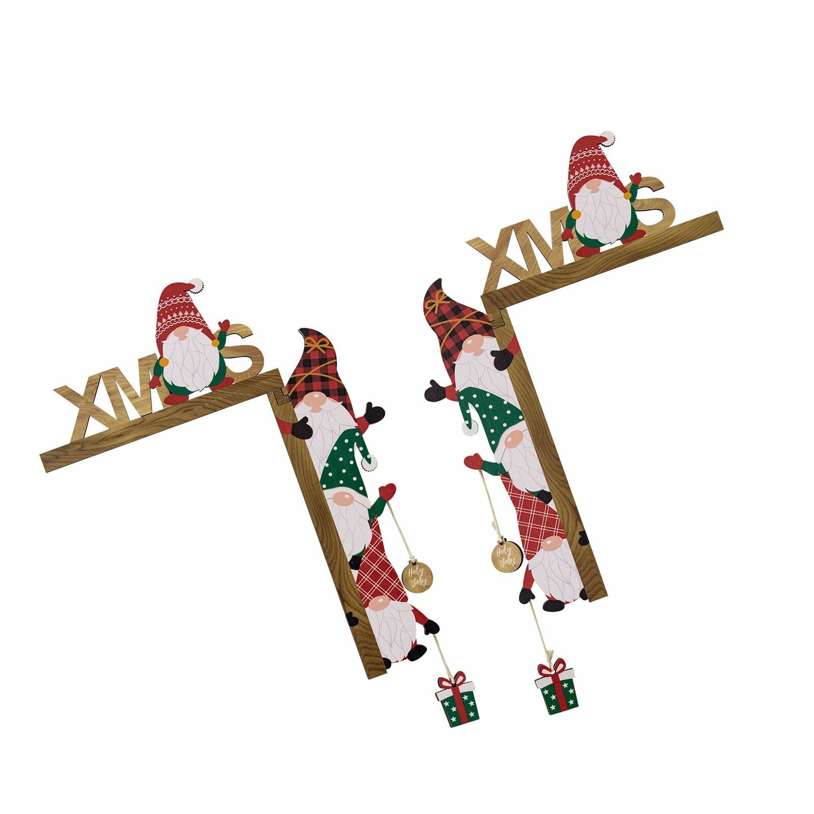 Рождественский декор для дверных и оконных проемов праздничный дверей