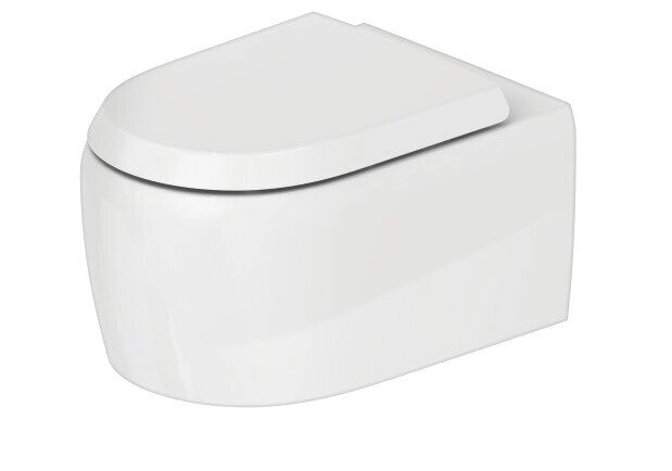 Унитаз Duravit Qatego 2556090000 подвесной, безободковый, 37х57 см, с креплением Durafix, белый