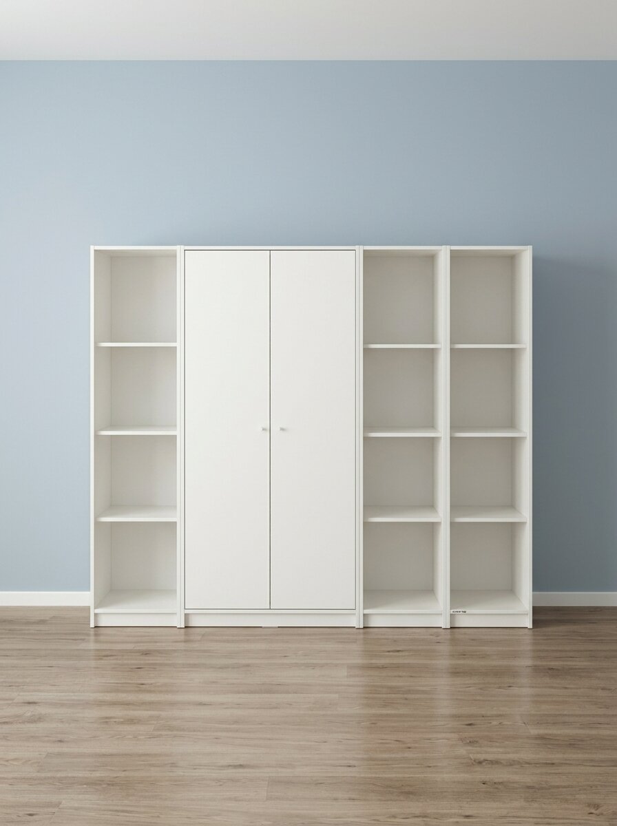 Шкаф икеа KLEPPSTAD, модульный, скандинавский, 200х178x55 см