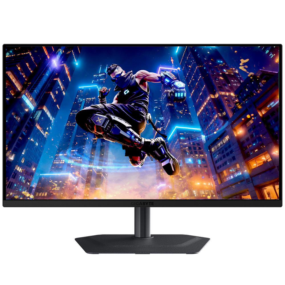 Монитор 27" Gigabyte MO27Q3 EK Black (QD OLED, 2560 x 1440, 360Hz, 0,03ms, 250cd/m->1000(пиковая), 1500:1, 2xHDMI-2.1, DP-1.4, 3xUSB3.2, USB Type-C(18Вт), Pivot