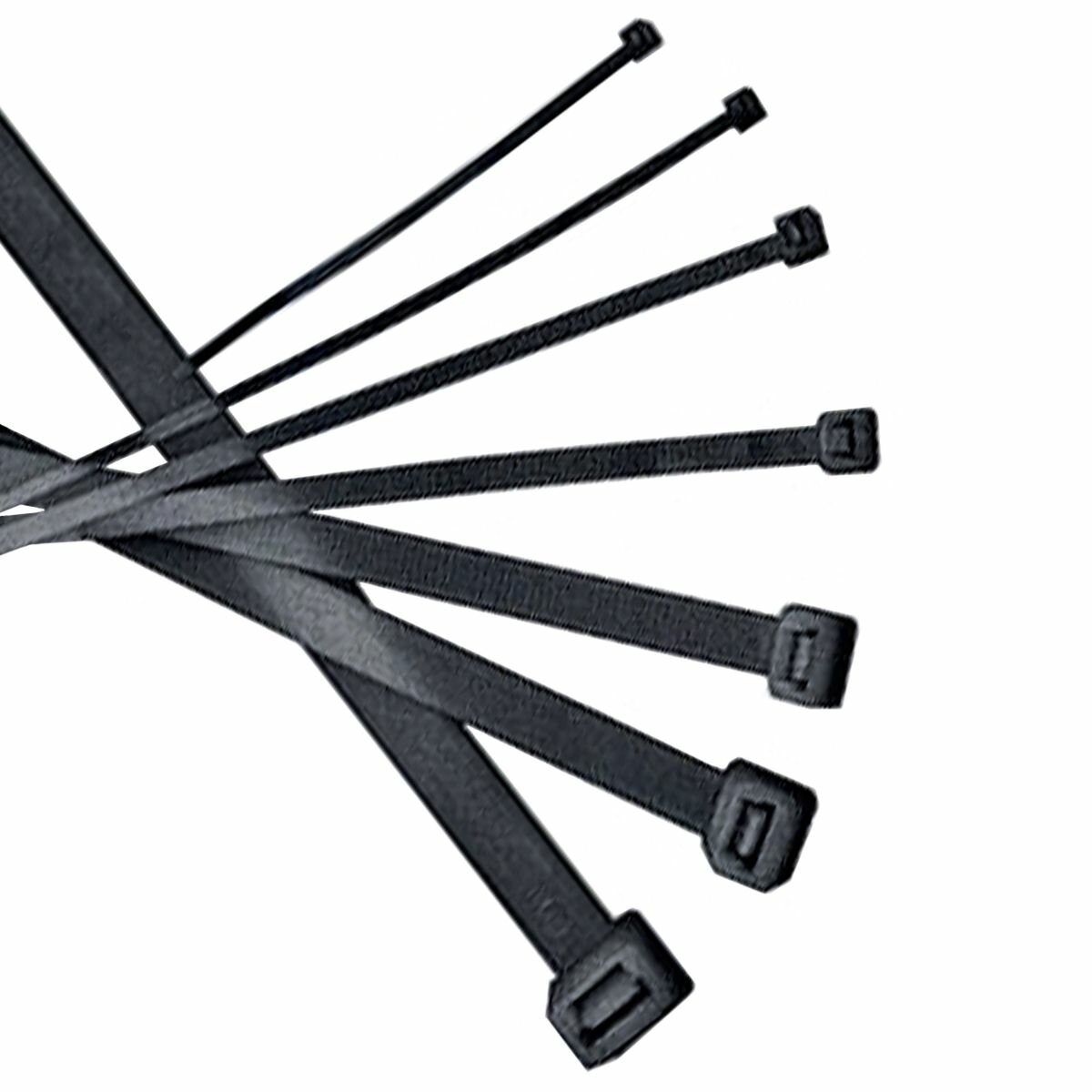 Хомут-стяжка АСРемХомут 2,5х200 мм, черный, 100шт, нейлон