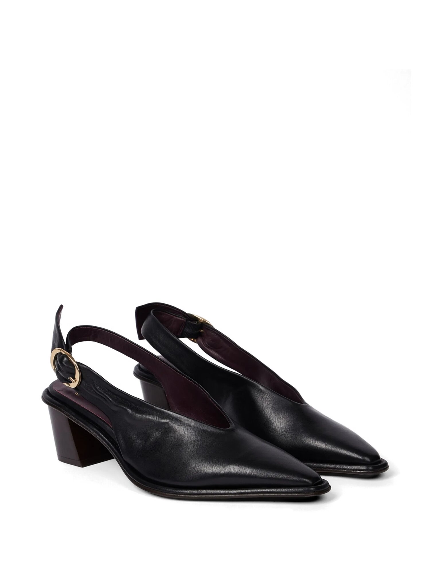Туфли Paul Smith Clareen slingback pumps, размер 39, черный — фото 1