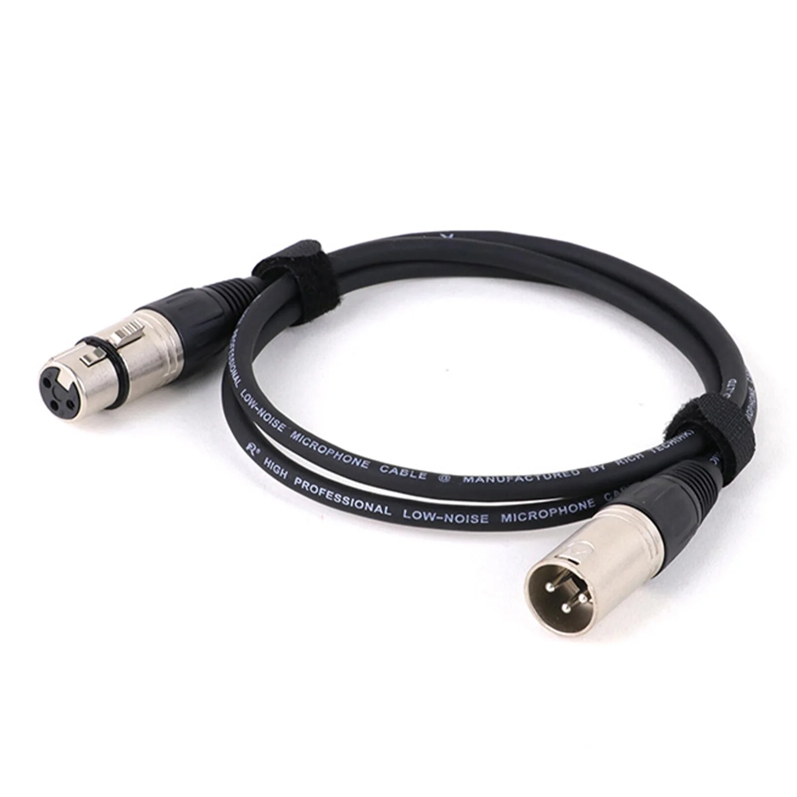 Аудио кабель XLR папа-мама 0,3-15 м Черный, Black, 1,5 м