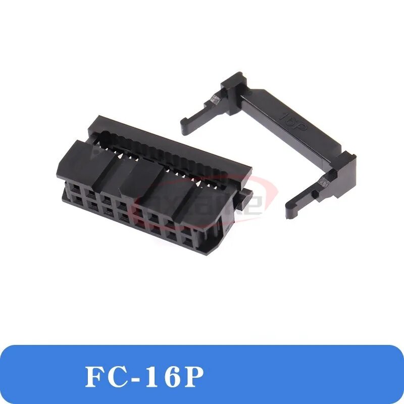 Axtaike 10 шт. ленточный кабель IDC FC 2.54 мм 6 положений FC-16P