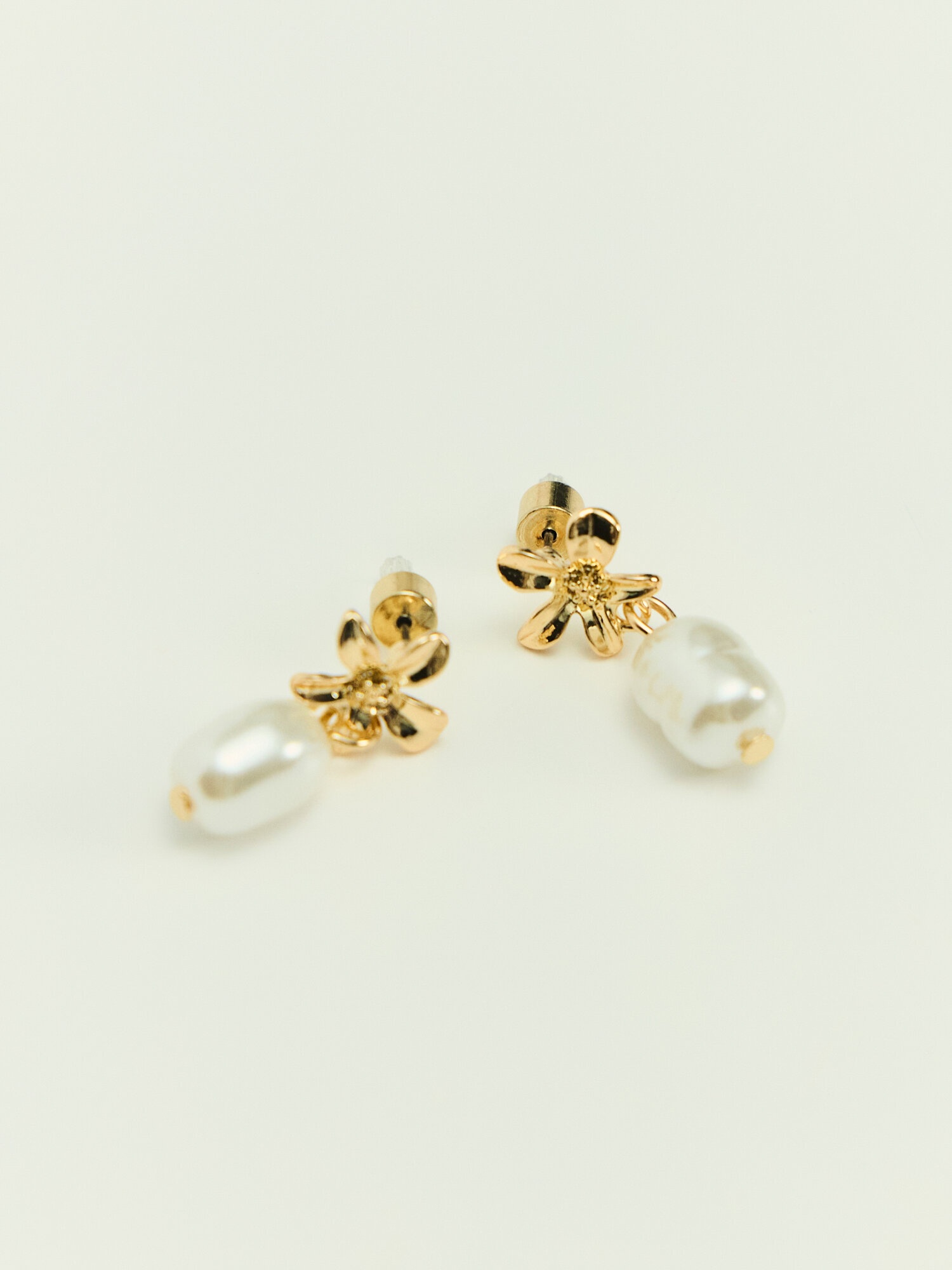 Серьги с подвесками, жемчуг имитация