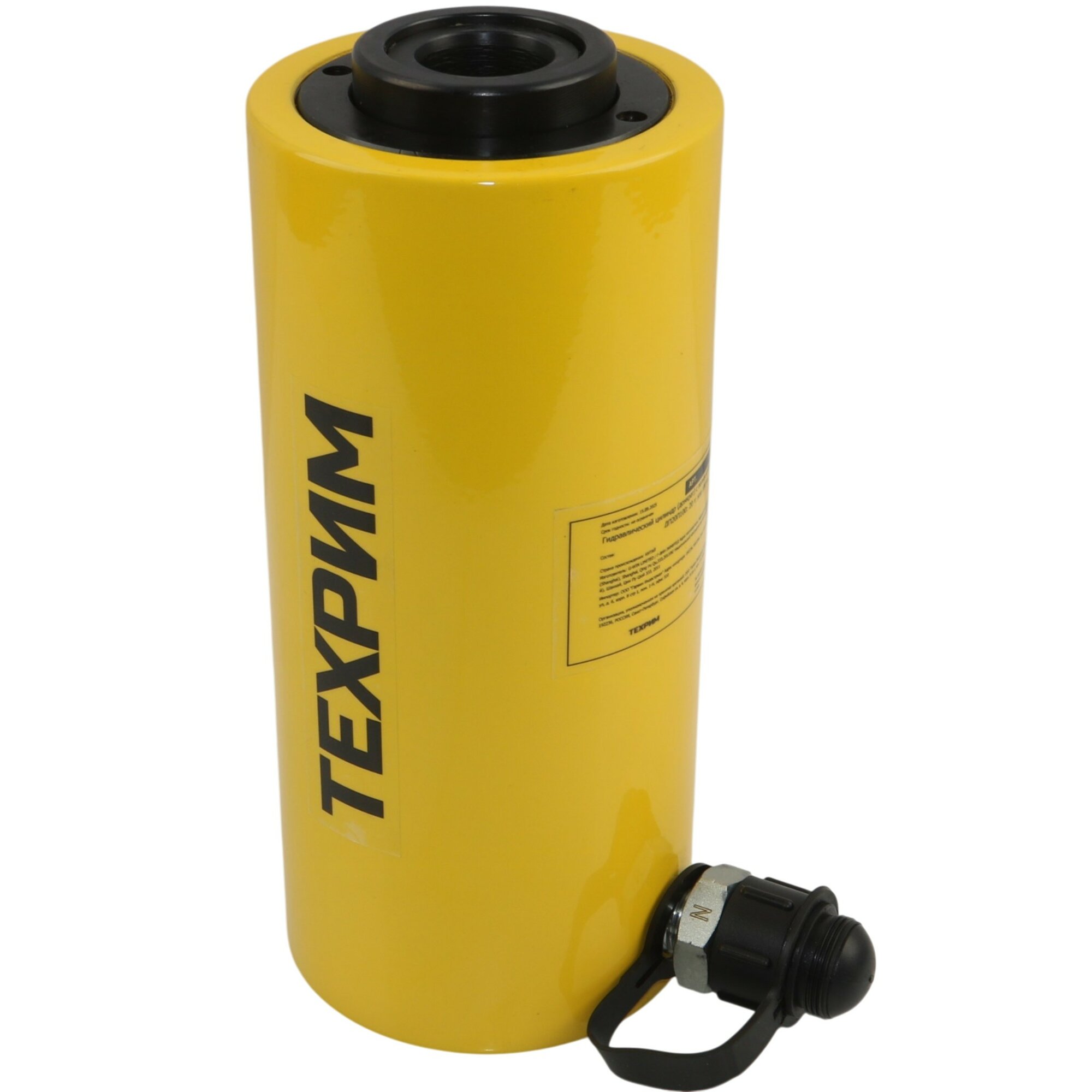 Техрим ДП20П100 Гидравлический цилиндр (домкрат) с полым штоком; однополостной ДП20П100; 20 т; ход 100 мм