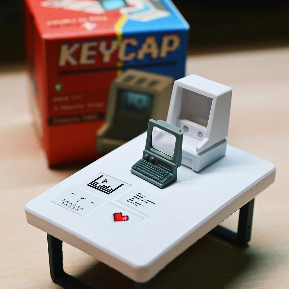 Keycap Shop Mac Macintosh K-03 Small TV Keycap Ретро Персонализированная Полупрозрачная Кейкап Подарок для Механической Клавиатуры