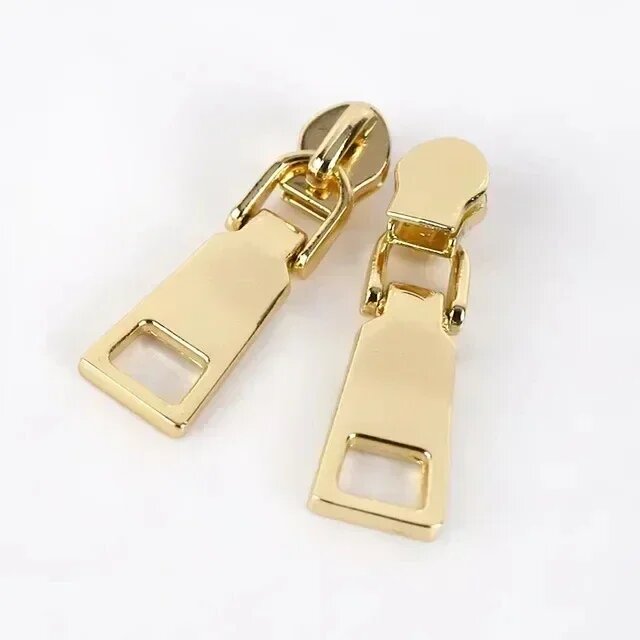 Слайдеры для молний Meetee 5#, 5/10/20 шт. G6-3-LightGold, 5Pcs