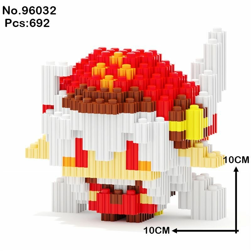 Конструктор пластиковый Bricks 3D Кли Genshin Impact 692 Деталей
