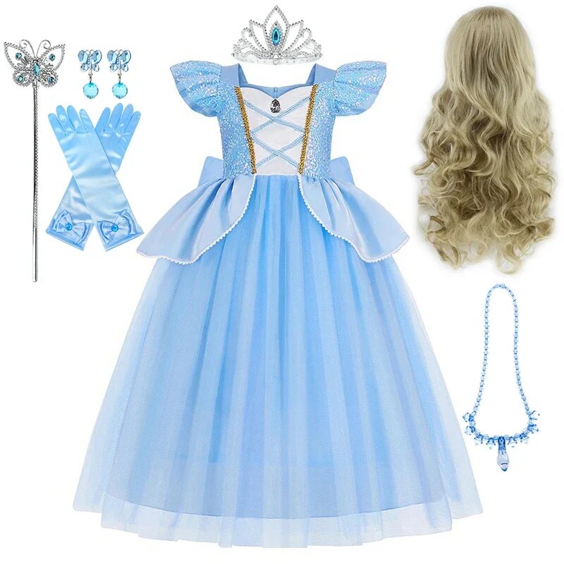 Платье принцессы Золушки, Cinderella 8, 5T(120)