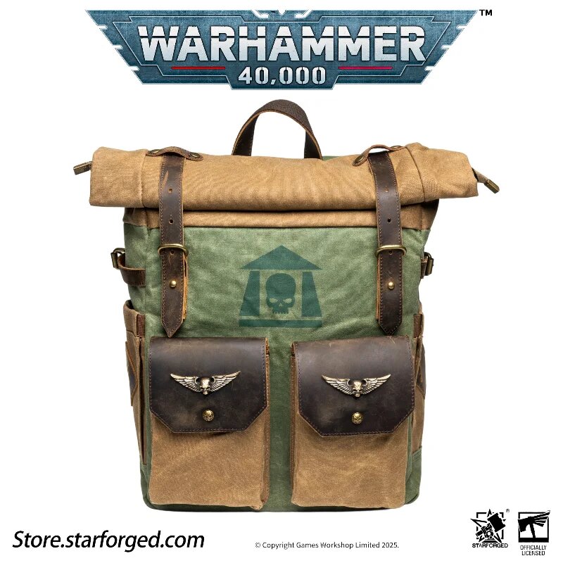 Starforged Warhammer 40K оригинальный периферийный рюкзак De Gloria Cadia с поддержкой With badge