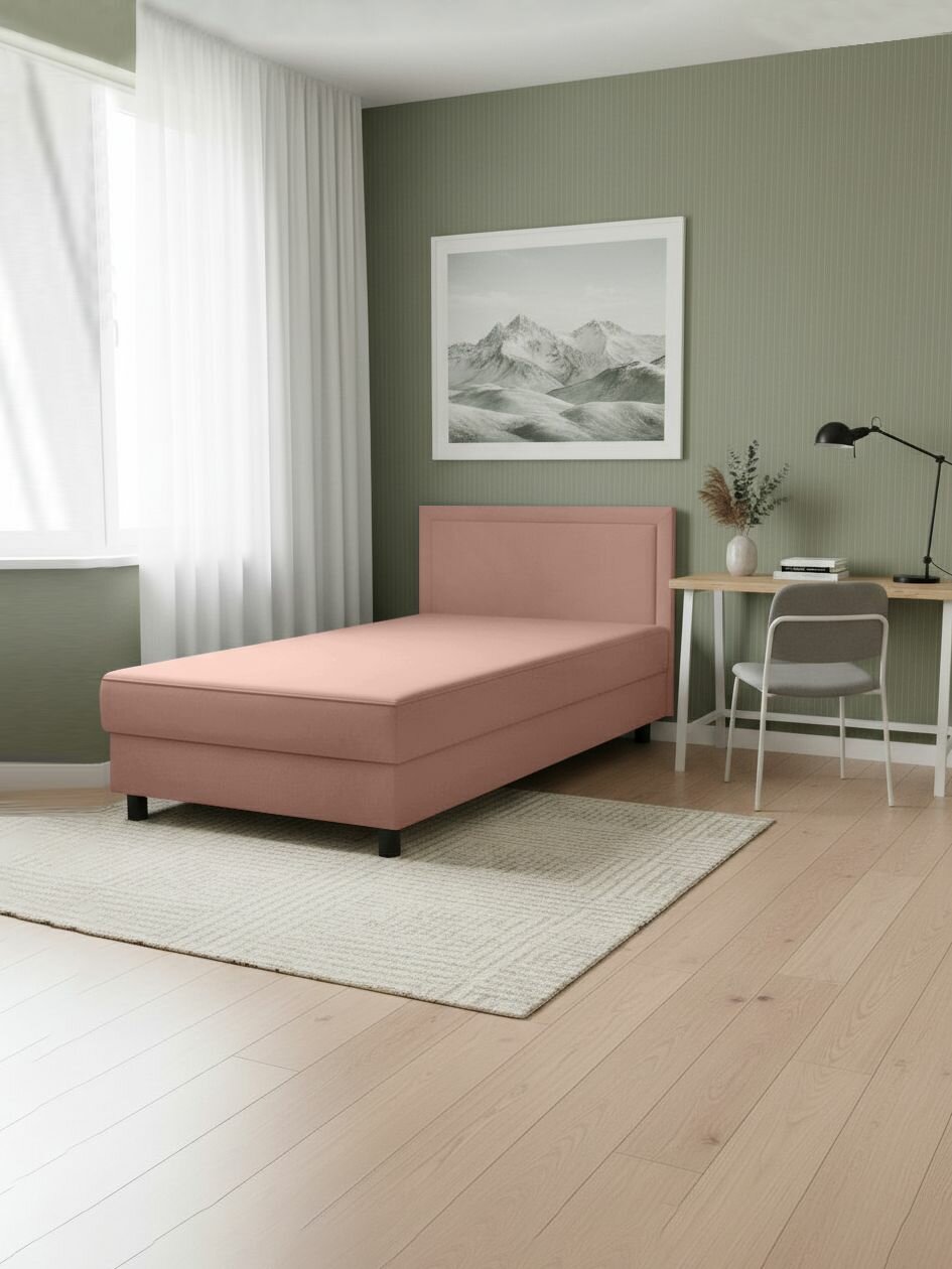 Тахта Прима фокус- мебельная фабрика 90х200х86 см персиковый