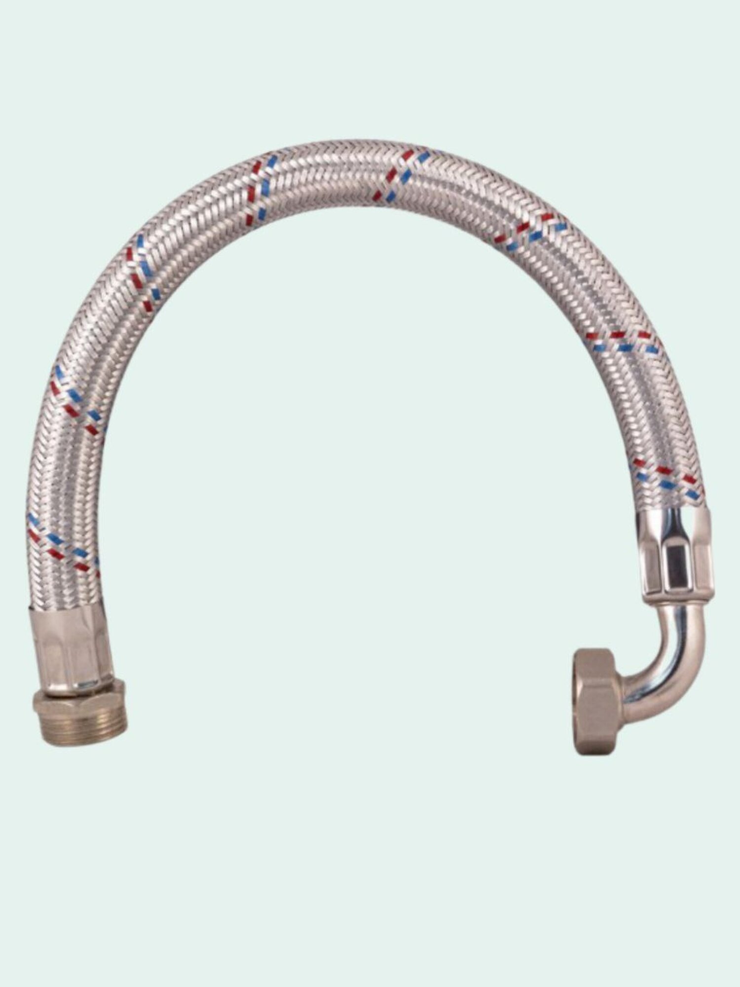 Шланг для насосной станции. Металлический. Подключение 1"х1", Длина 100 см. XYH 100