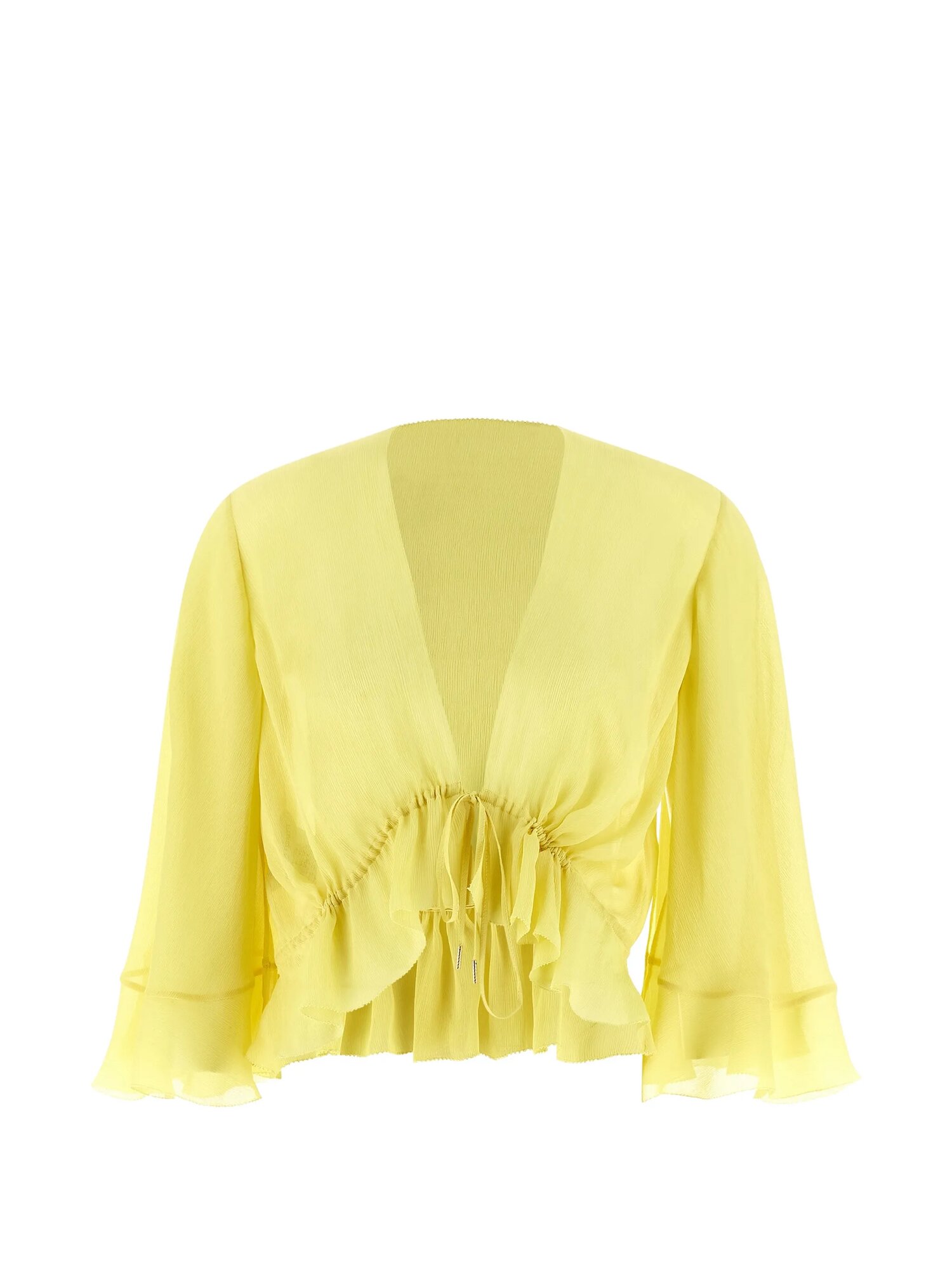 Блуза Drawstring ruffled blouse