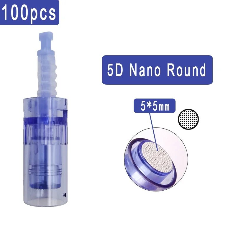 100шт Картриджи для Dr.pen 5D Nano Round