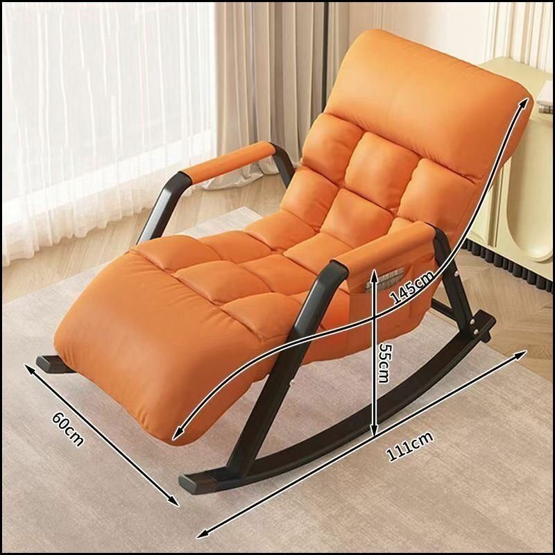 Кресло-качалка Положение лежа, сидя, регулируемый угол наклона Совершенно новый апгрейд, более удобный