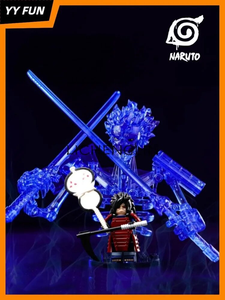 Аниме фигурки Наруто(Naruto)/Мадара Учиха и Susanoo минифигурки 2 шт/Коллекционные фигурки