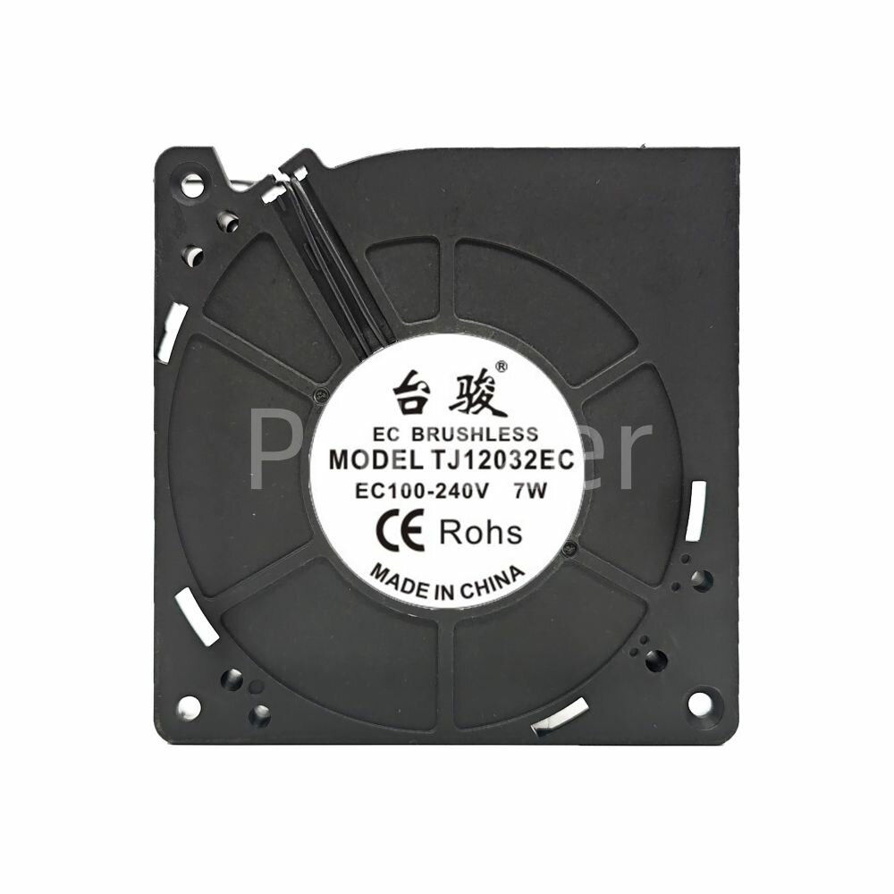 Охлаждающий вентилятор TJ12032EC 120*120*32 мм 7 Вт 2400 об/мин 100-240 В