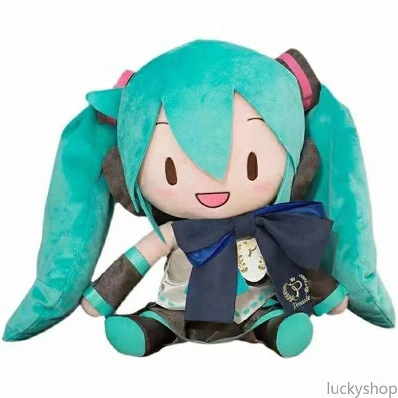 Мягкая игрушка аниме Hatsune Miku Хатсуне Мику 32 см, плюшевая кукла для девочек