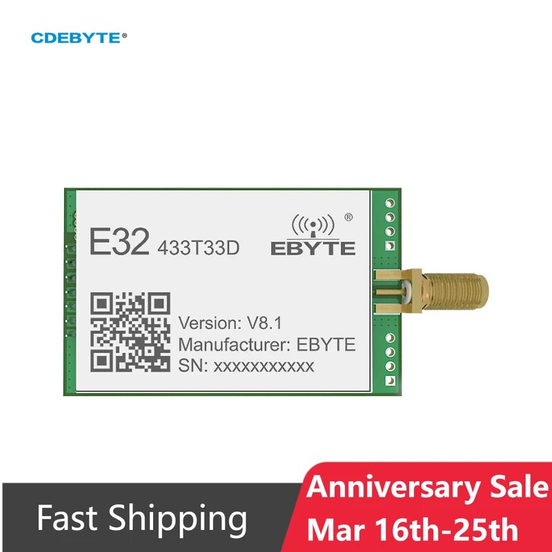 CDEBYTE E32-433T33D Модуль LoRa 433 МГц