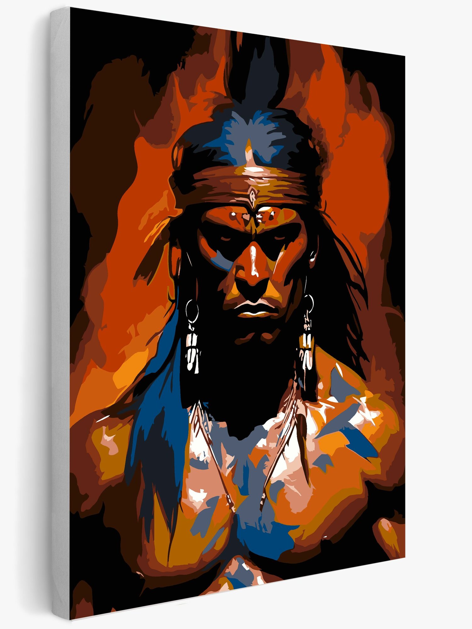 Картина по номерам индейцы