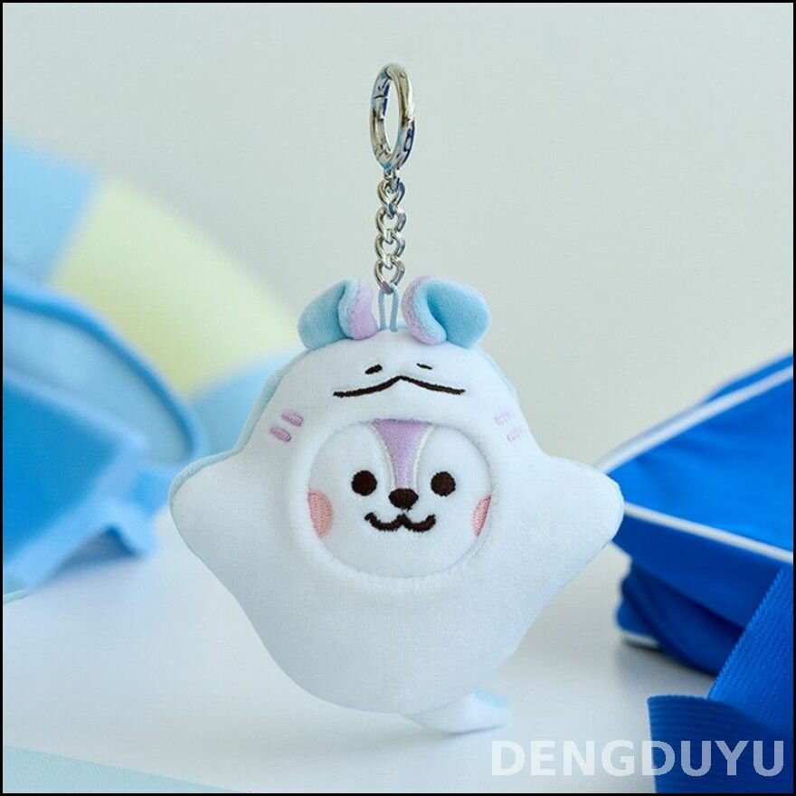 Плюшевая кукла-брелок BTS BT21 Ocean Friends Мягкая игрушка