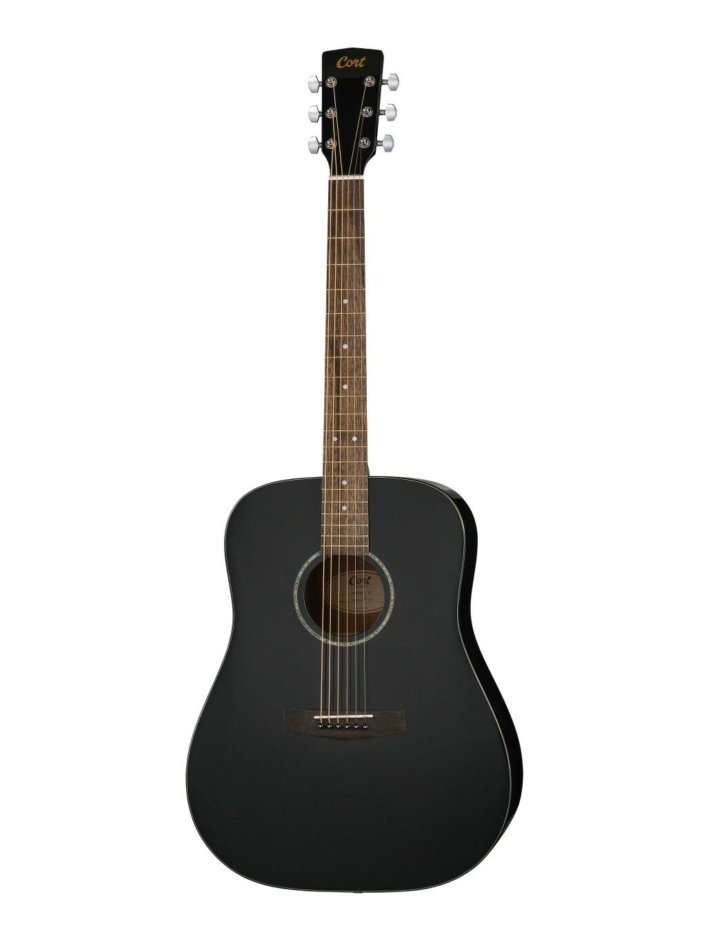 Cort Earth60-BK Earth Series Акустическая гитара, черная
