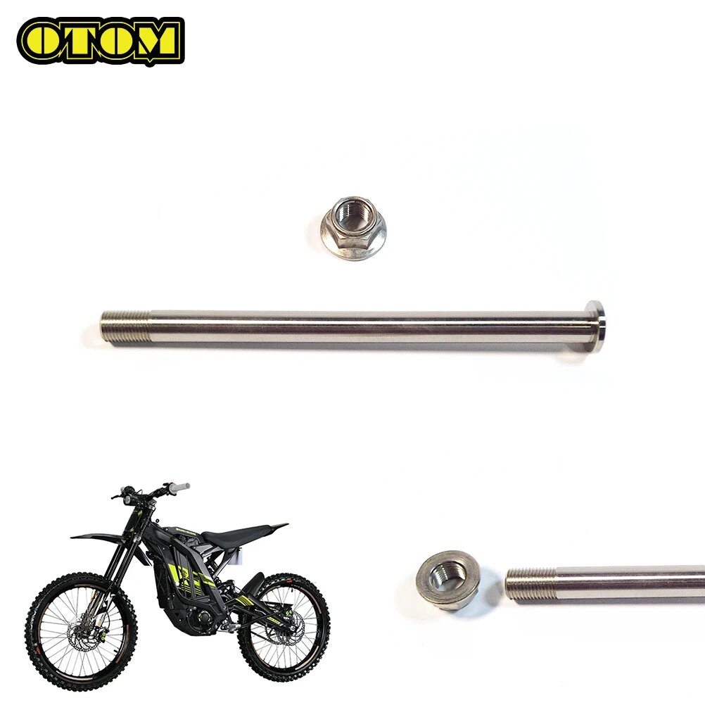 Задняя ось мотоцикла SURRON Light Bee с гайкой, винт вала ступицы колеса S X, оригинальные аксессуары для электрического внедорожного мотокросса