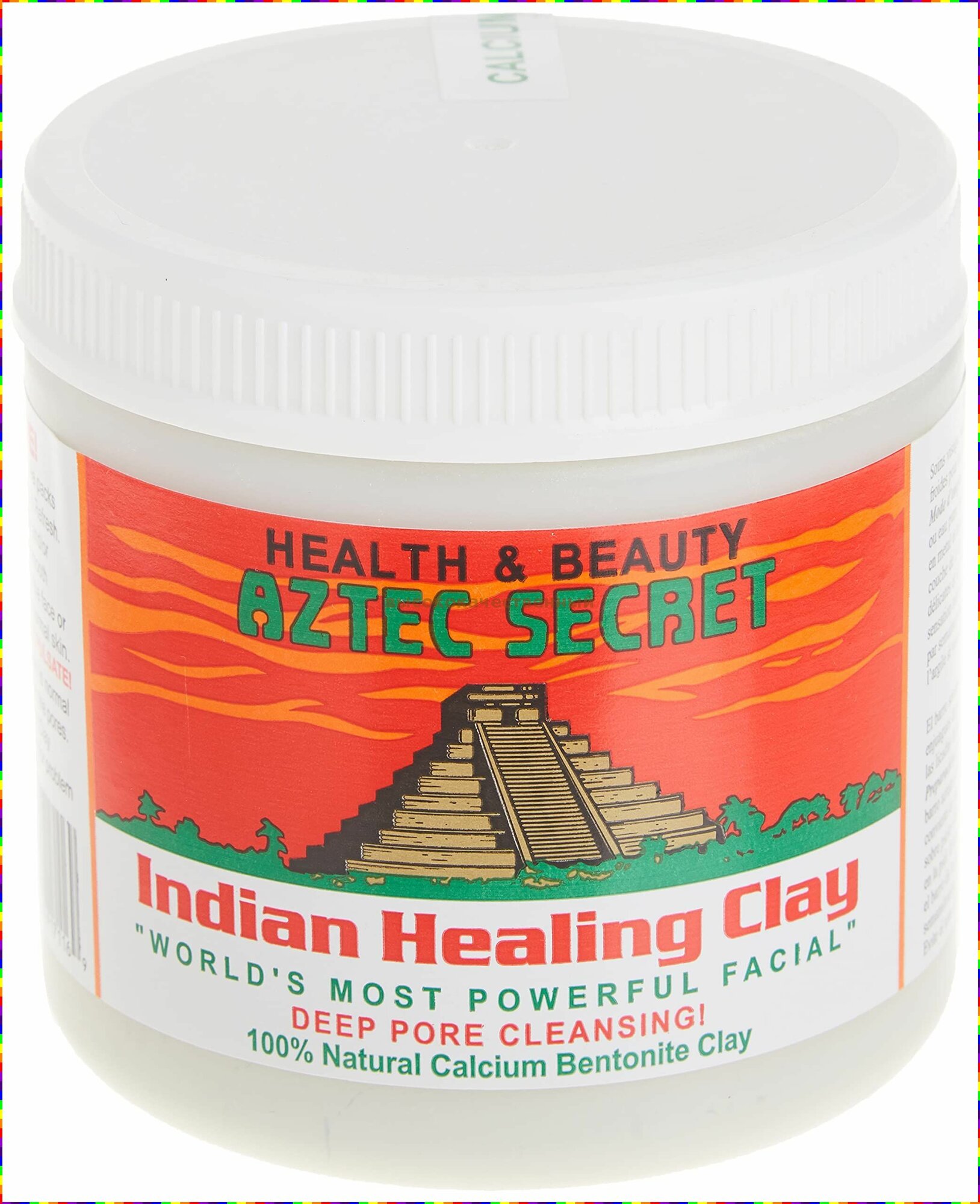 Лечебная глина Aztec Secret из Индии, 454 г, для эффективного борьбы с акне
