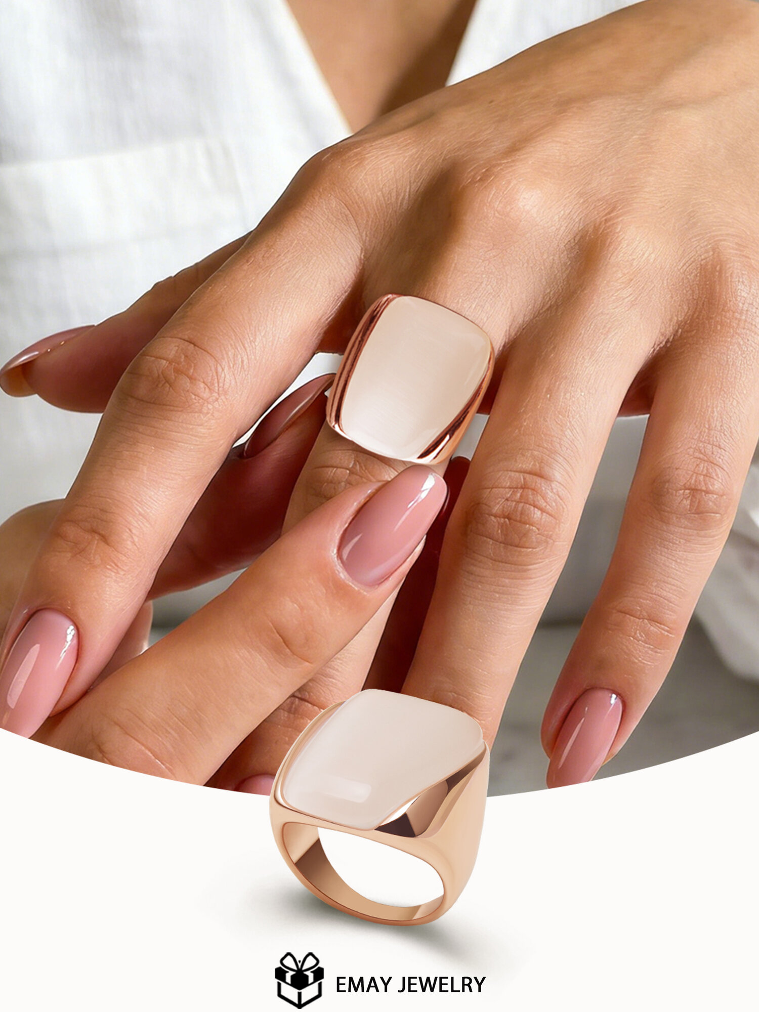 Кольцо, кошачий глаз, искусственный камень