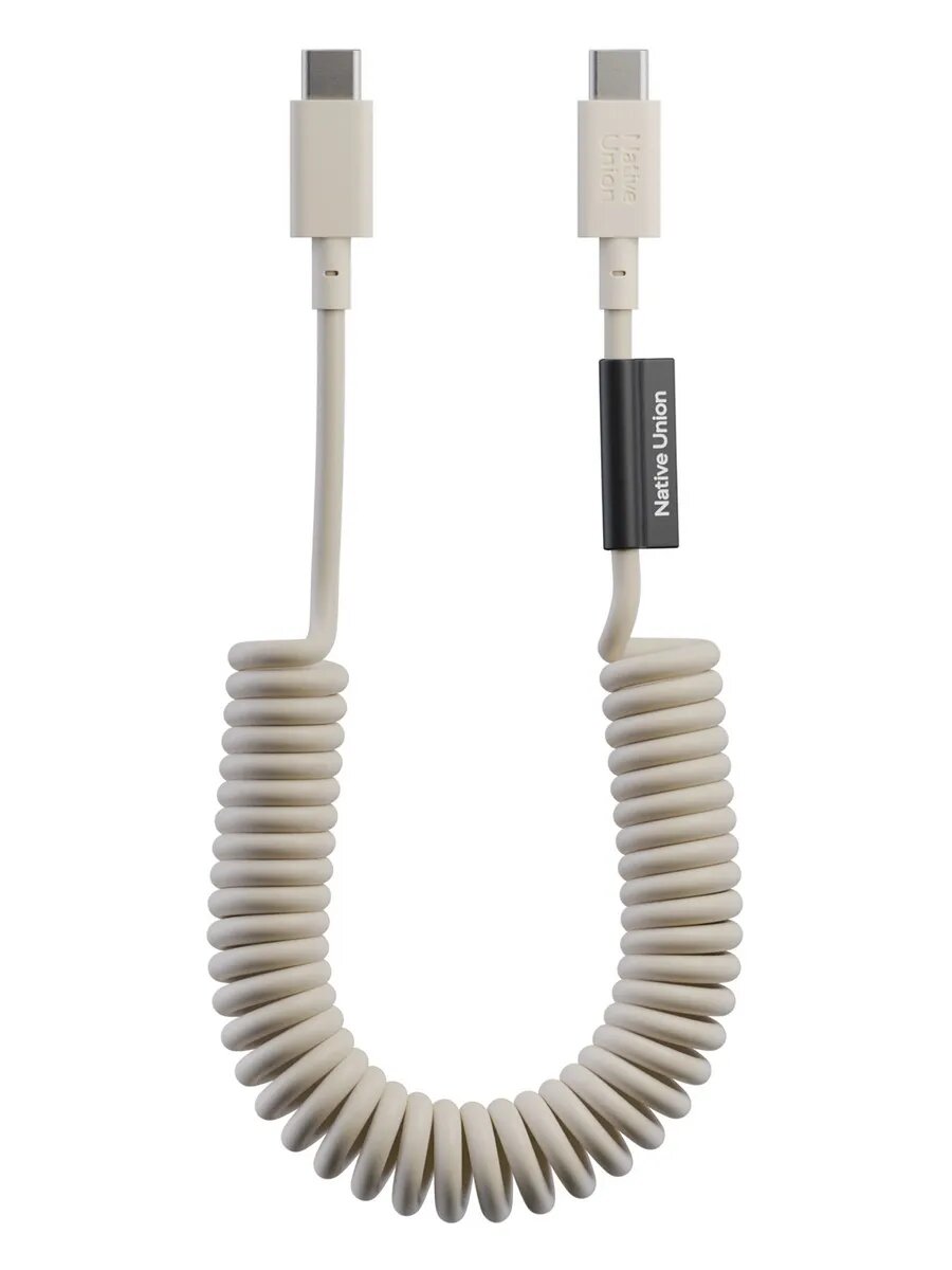 Кабель зарядный Native Union POP CABLE USB-C/USB-C, 60W, длина 1,2 м, цвет: песчаник