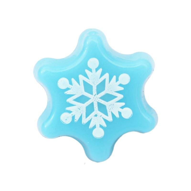 Светодиодное кольцо-снеговик на палец, Снежинка