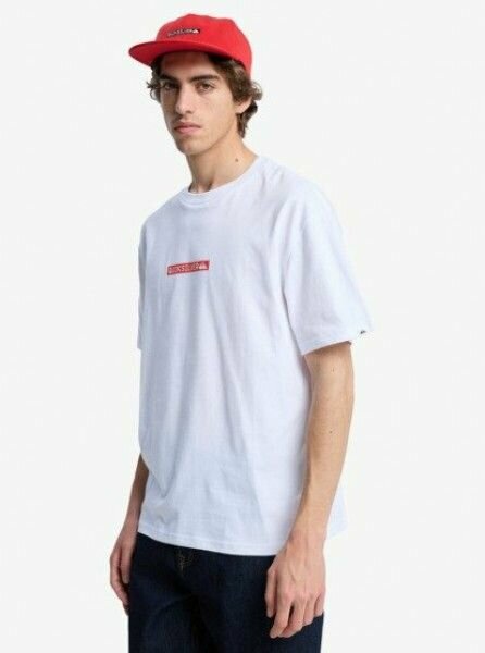 Футболка Quiksilver, размер S, белый — фото 1