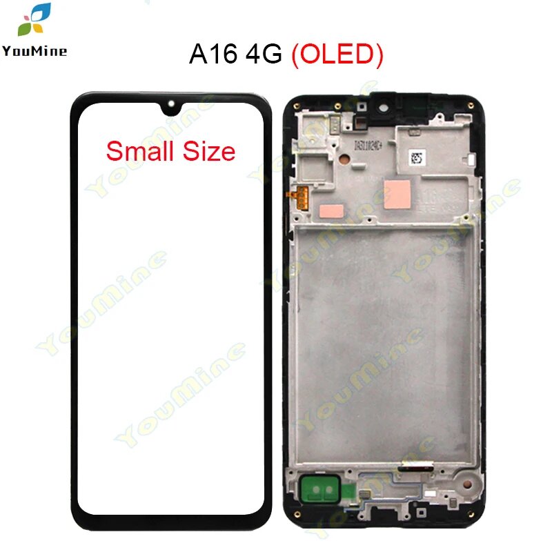 6,7 "Super AMOLED для Samsung A16 4G ЖК-дисплей A165F A165M Дигитайзер A16 4G add fram OLED