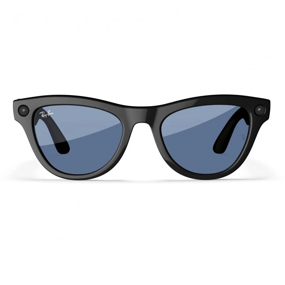 Умные Очки Ray-Ban Skyler (Gen 1) с камерой, Shine Black / Transitions Cerulean Blue