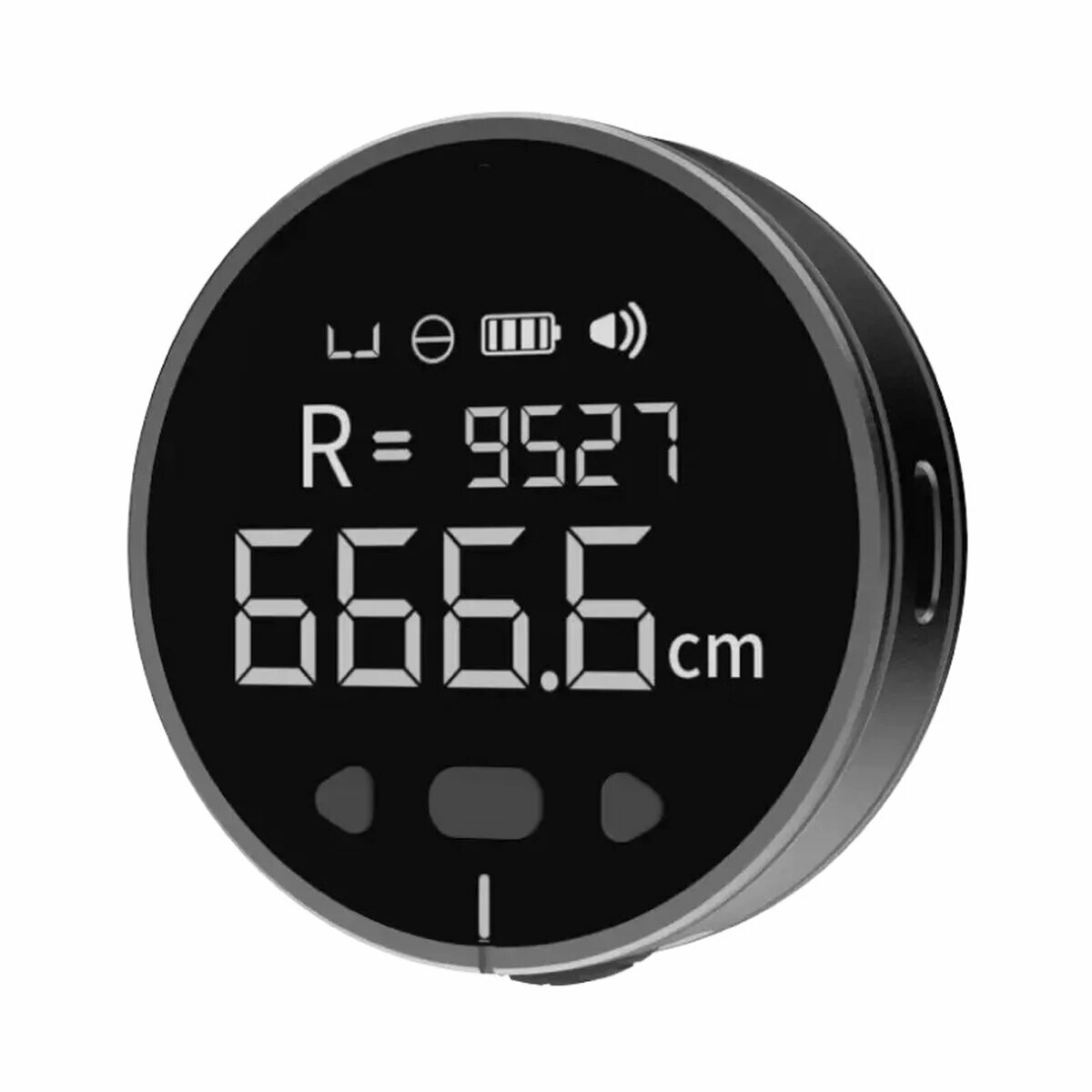 Xiaomi Youpin Лазерная рулетка, точность 1 мм, дальность 99 м, Черный электронный рулетка