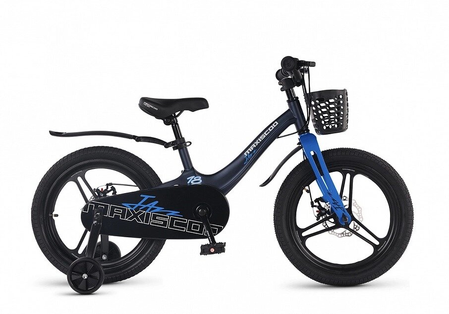 Велосипед MAXISCOO Jazz Pro 18" 2026 (требует финальной сборки), Цвет черный матовый