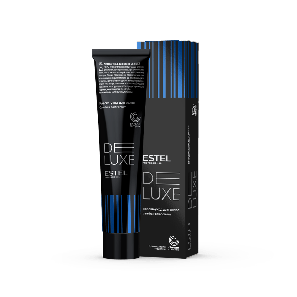 Краска-уход ESTEL De Luxe для волос , 9/8 Блондин жемчужный , 60 мл