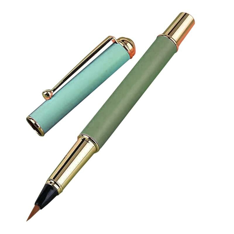 Китайская каллиграфическая ручка с поршневым наполнителем, Зеленый чай